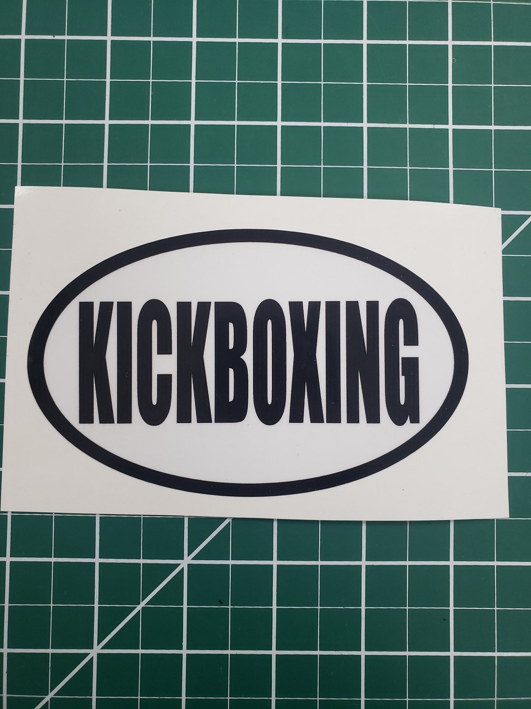 Kickboxing Sticker Holographic Car Sticker, Bumper Stickers, Computer ...