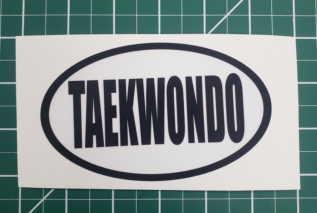 Taekwondo Sticker Holographic Car Sticker, Bumper Stickers, Computer ...