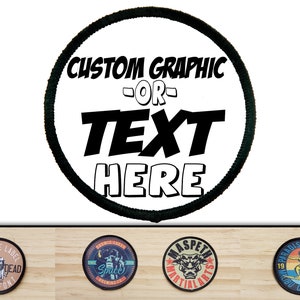 Custom Patches 4" Round, Custom Patch, Personalized Patch, Personalized ...