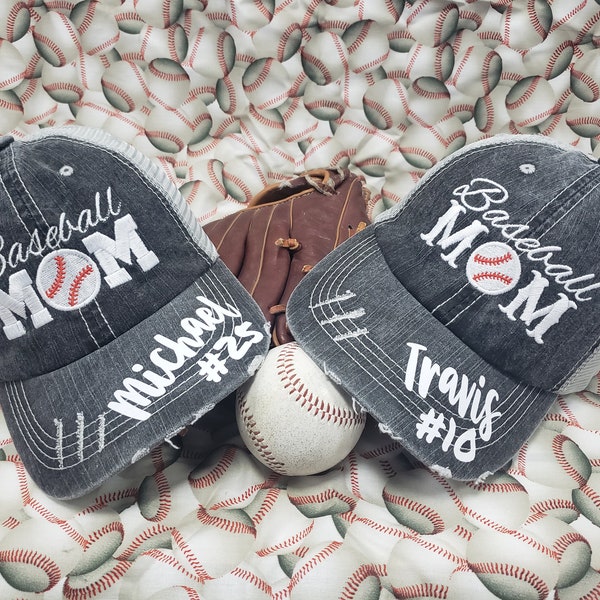 Baseball Mom Hat - Etsy