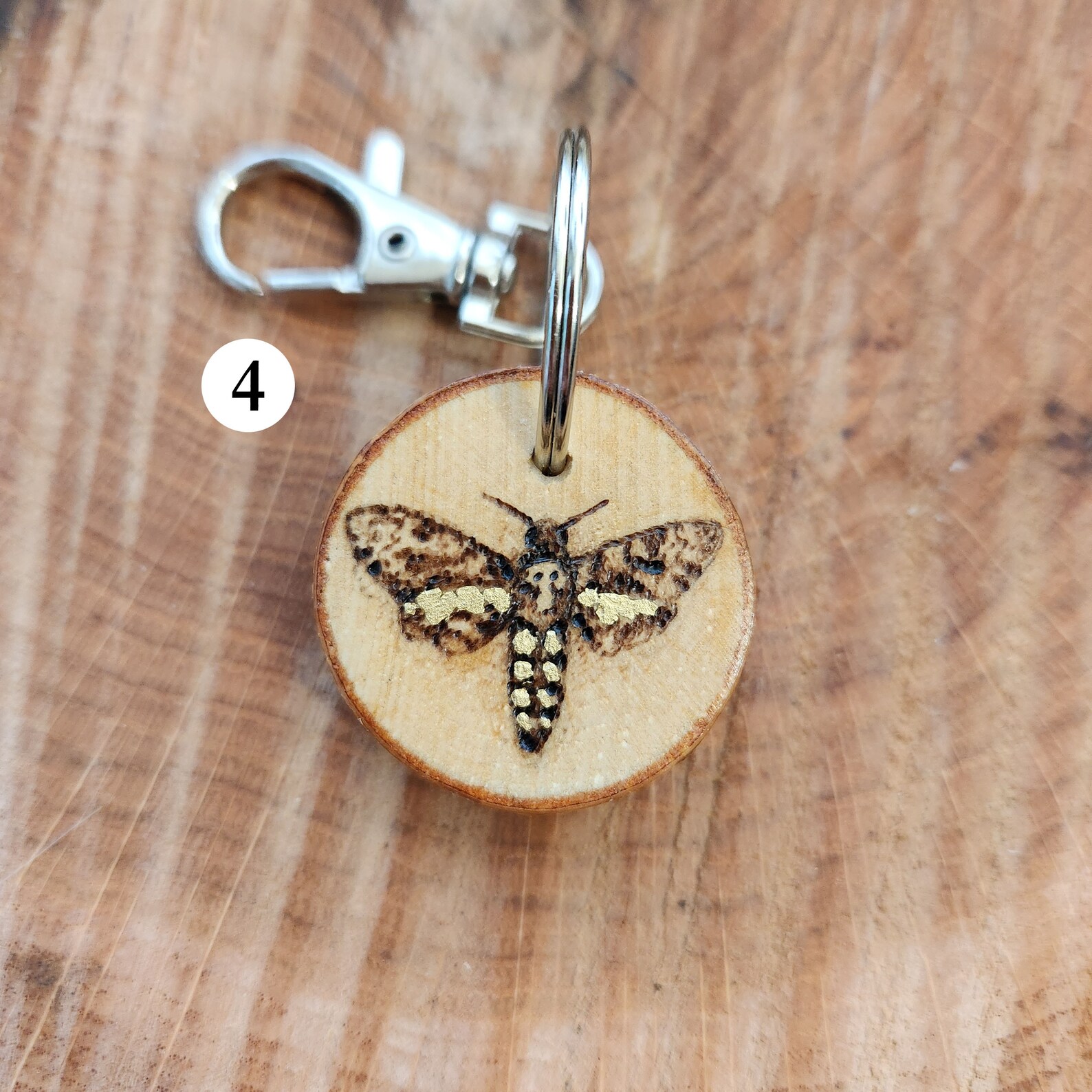 Woodburned Bug Keychains, Bug Lovers Gift, Insect Keychain, Pyrography ...