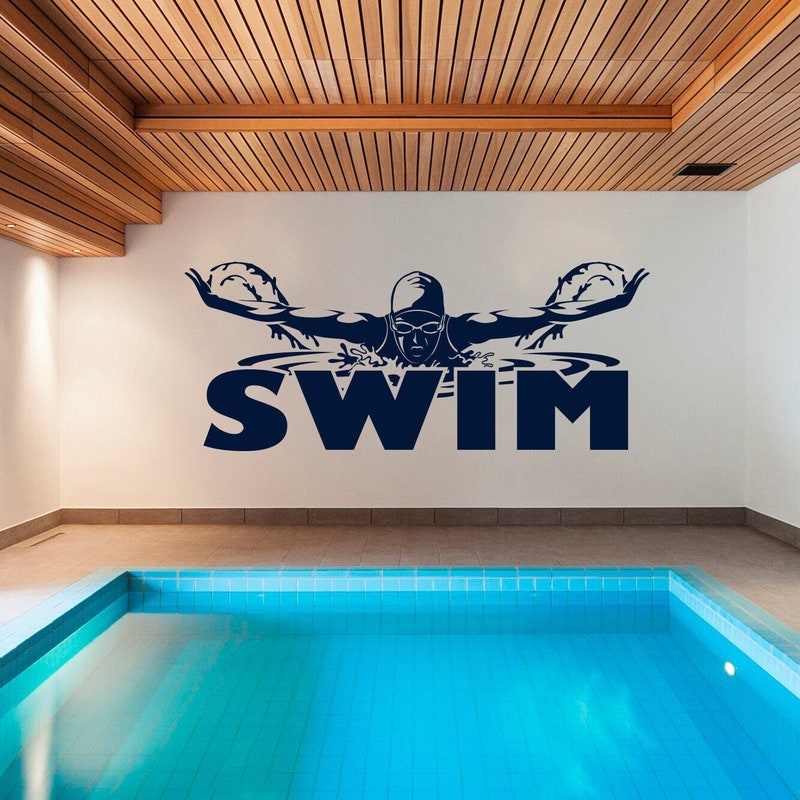 Swimmer Decal - Etsy