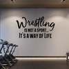 Gym Quote Vinyl Decal, Motivational , Inspirational Quote Decal, Gym ...