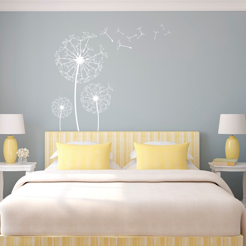 Dandelion Wall Sticker - Etsy