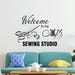 Atelier Decor, Sewing Studio Wall Decal, Sewing Room Decal, Needlework ...