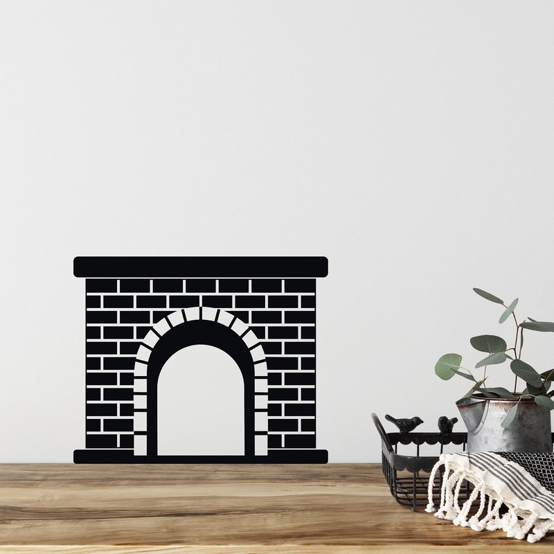 Fireplace Decal - Etsy