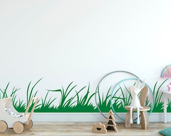 Grass Wall Decal - Etsy
