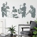 Jazz Music Band Vinyl Wall Decal: Home, Office Decor LO57 - Etsy