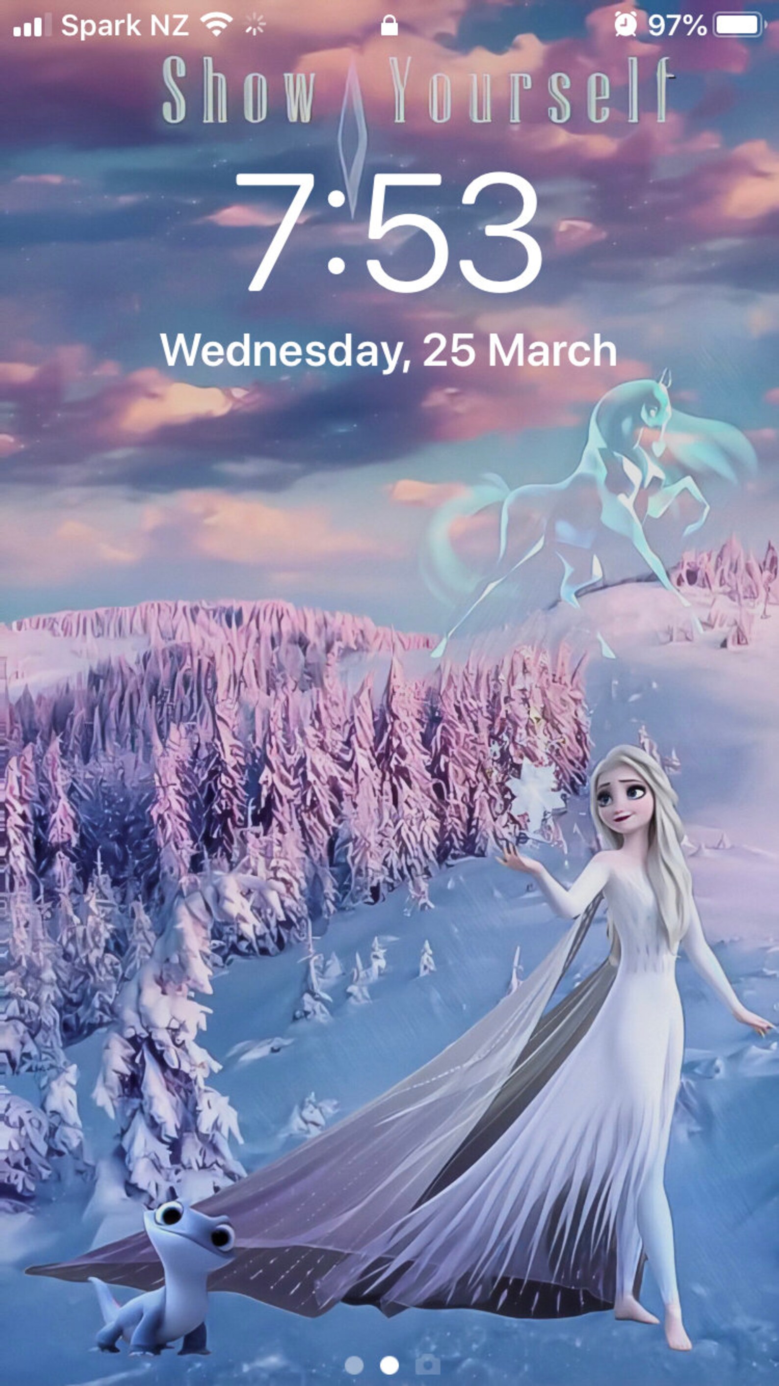 Elsa Show Yourself Phone Wallpaper - Etsy