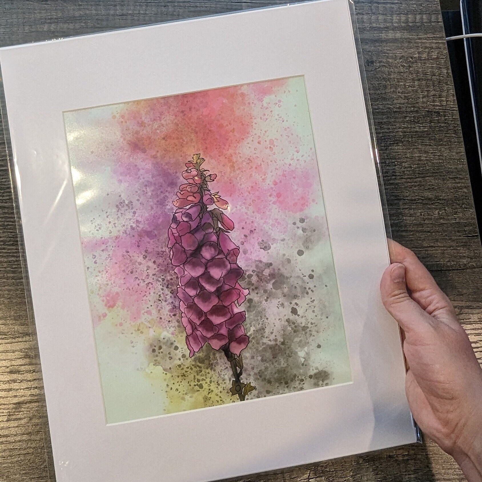 Foxglove Painting 8x10 Watercolor Print Gift for Nature Lovers, Perfect ...