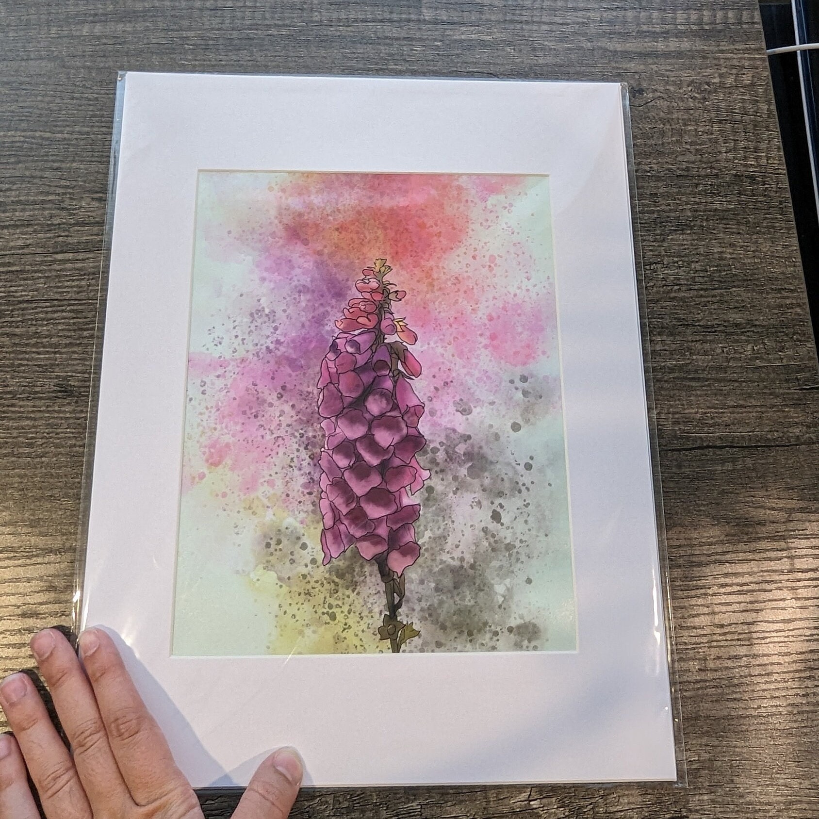 Foxglove Painting 8x10 Watercolor Print Gift for Nature Lovers, Perfect ...
