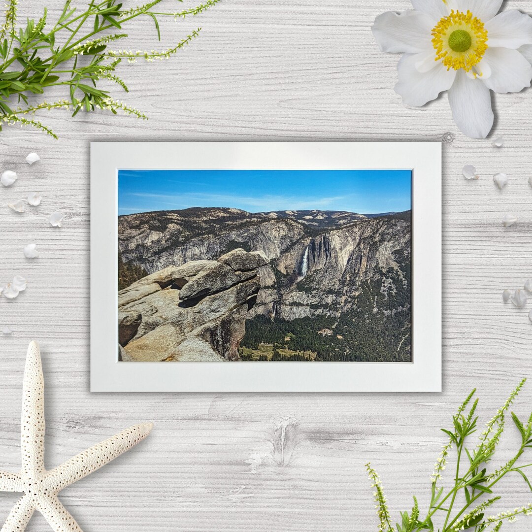 Waterfall Skyline Photo Print 4 X 6 Yosemite Print National Parks Photo ...