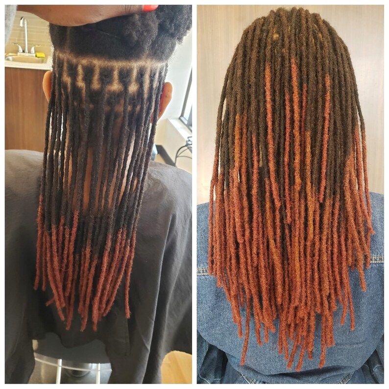 12 Inch loc extensions 10 Locs | Etsy