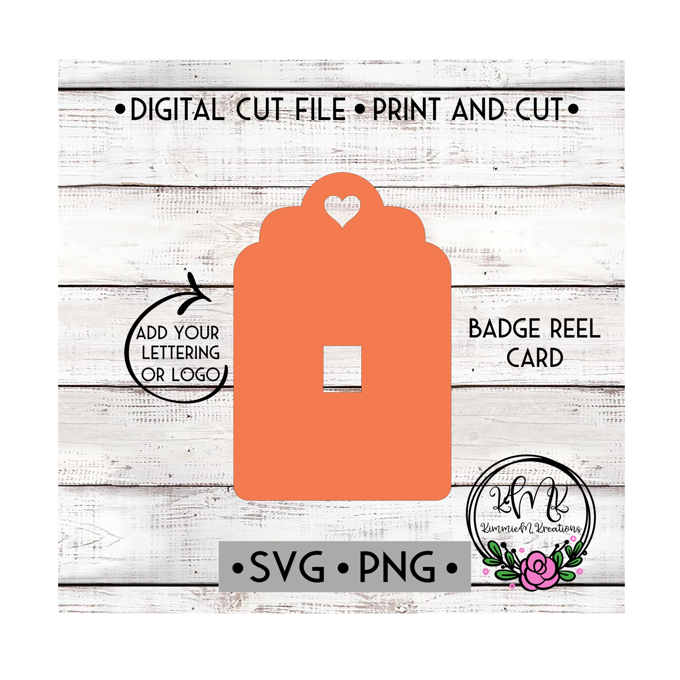 Badge Reel Card Template Free