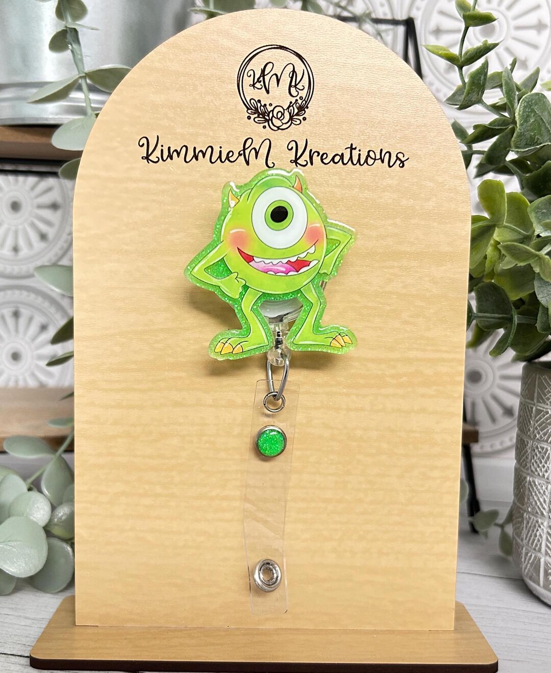 Cartoon Mike Badge Reel - Etsy