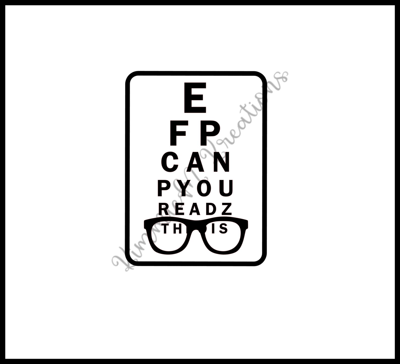 Eye Chart SVG - Etsy