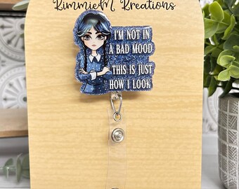 Wednesday Window Badge Reel - Etsy