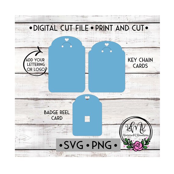 Rounded Top Display Card Bundle Key Chain Card Badge Reel | Etsy