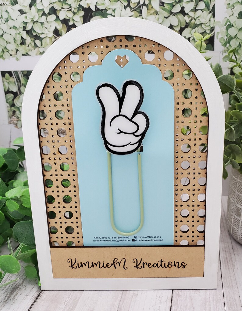 Bookmark Display Template Cards Print and Cut - Etsy