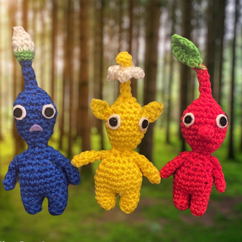 Pikmin Plushies - Etsy