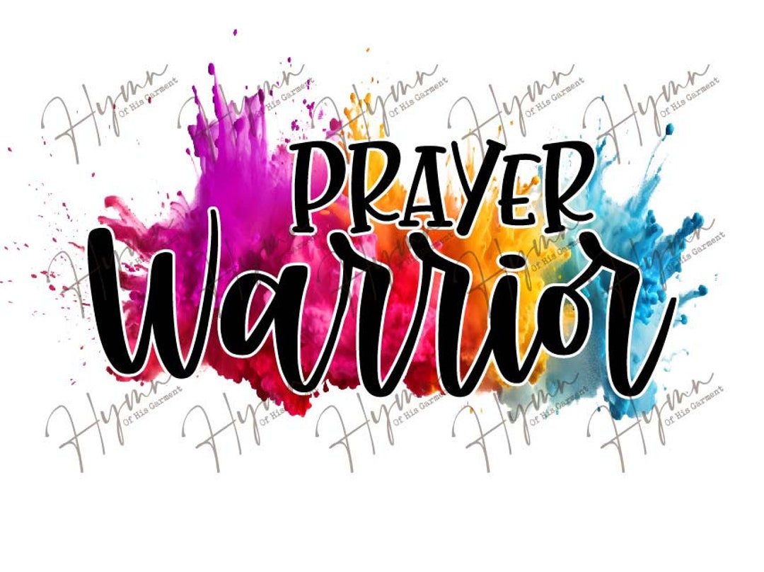 Prayer Warrior PNG SVG - Etsy