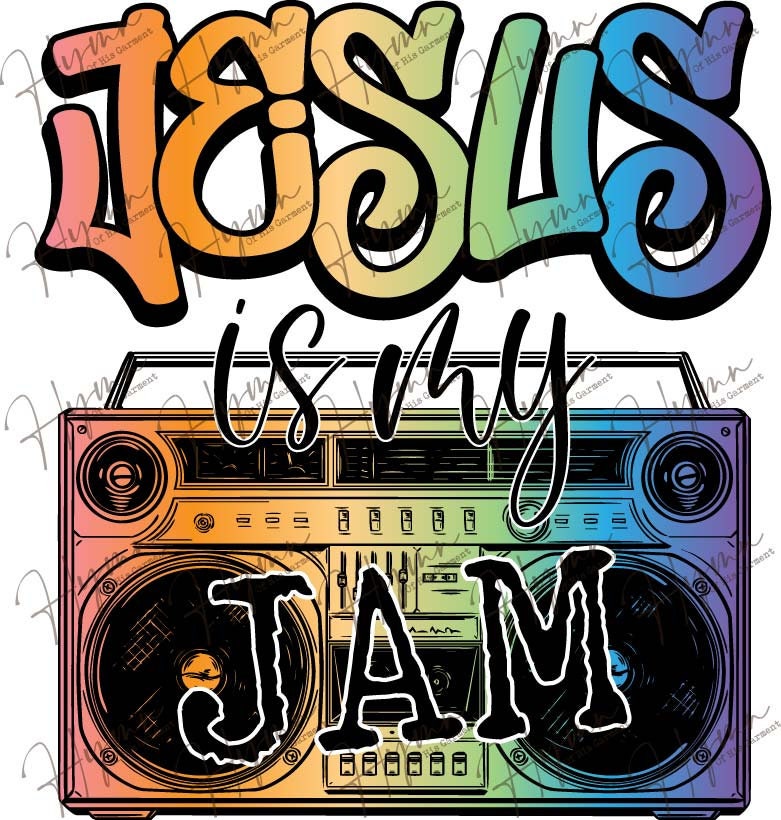 Jesus is My Jam PNG SVG - Etsy
