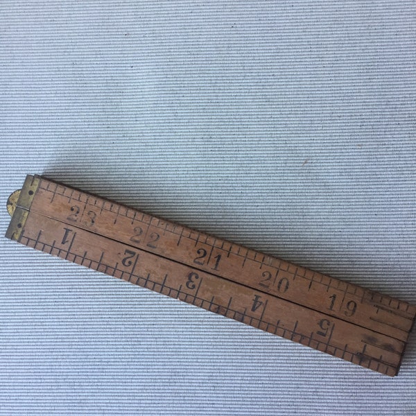 Folding Wood Ruler - Etsy