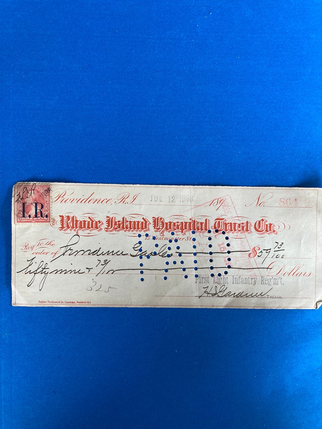 Antique Bank Draft - Etsy
