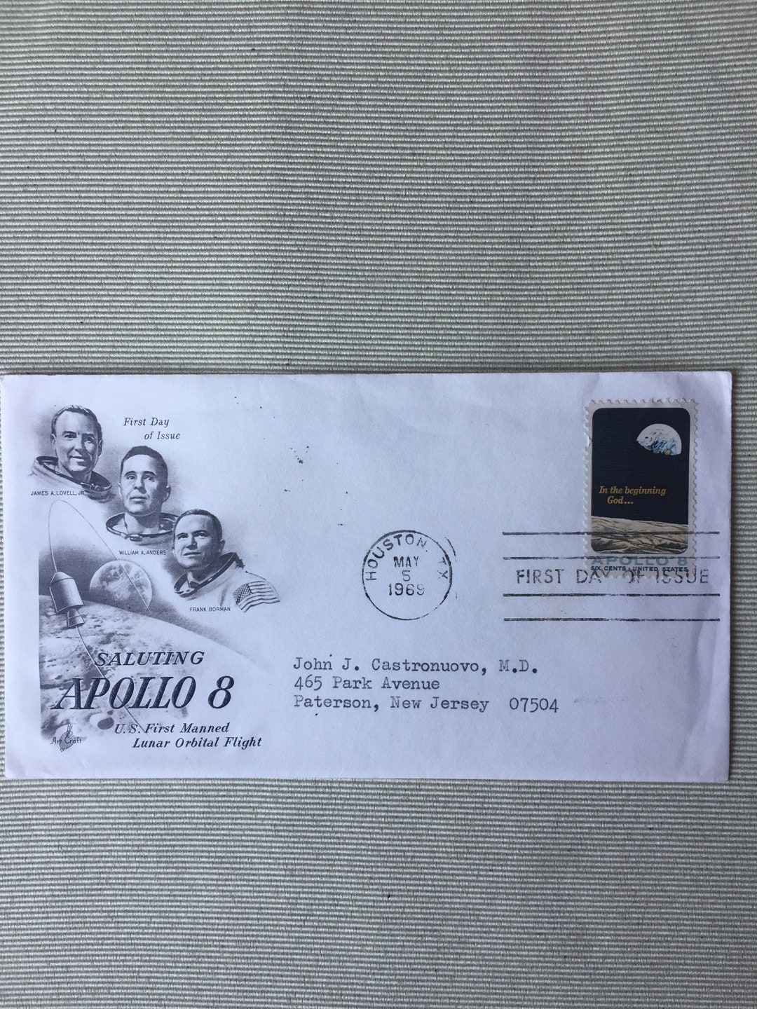 Apollo 8 First Day Cover - Etsy