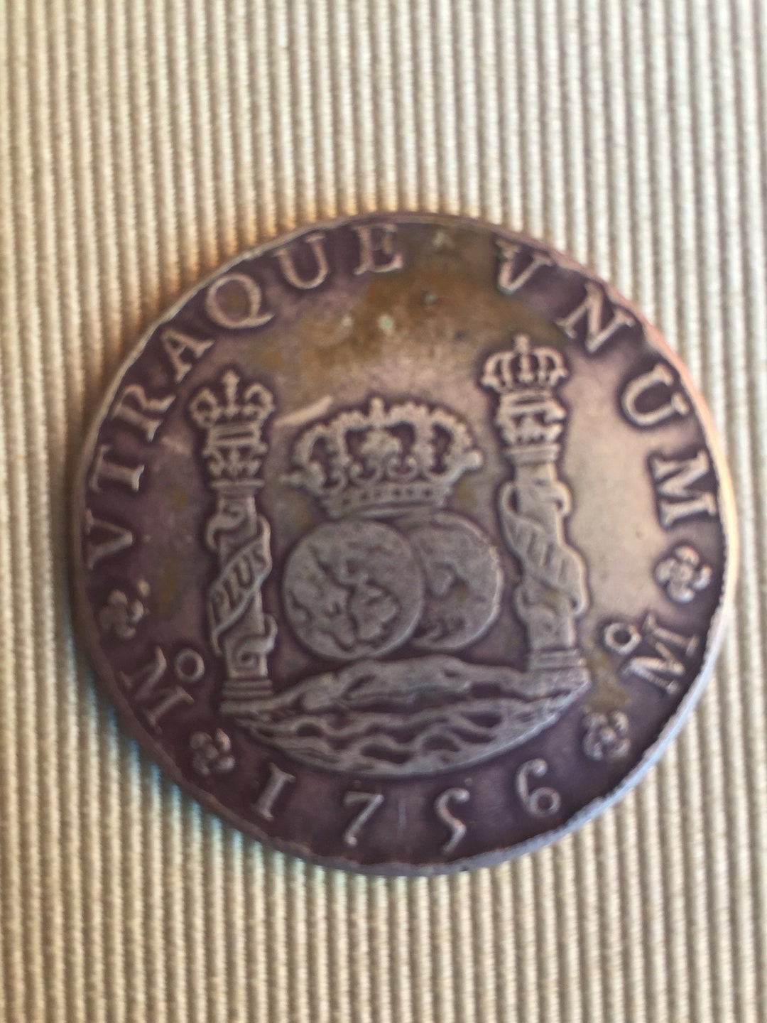 Antique Spanish Silver Coin - Etsy