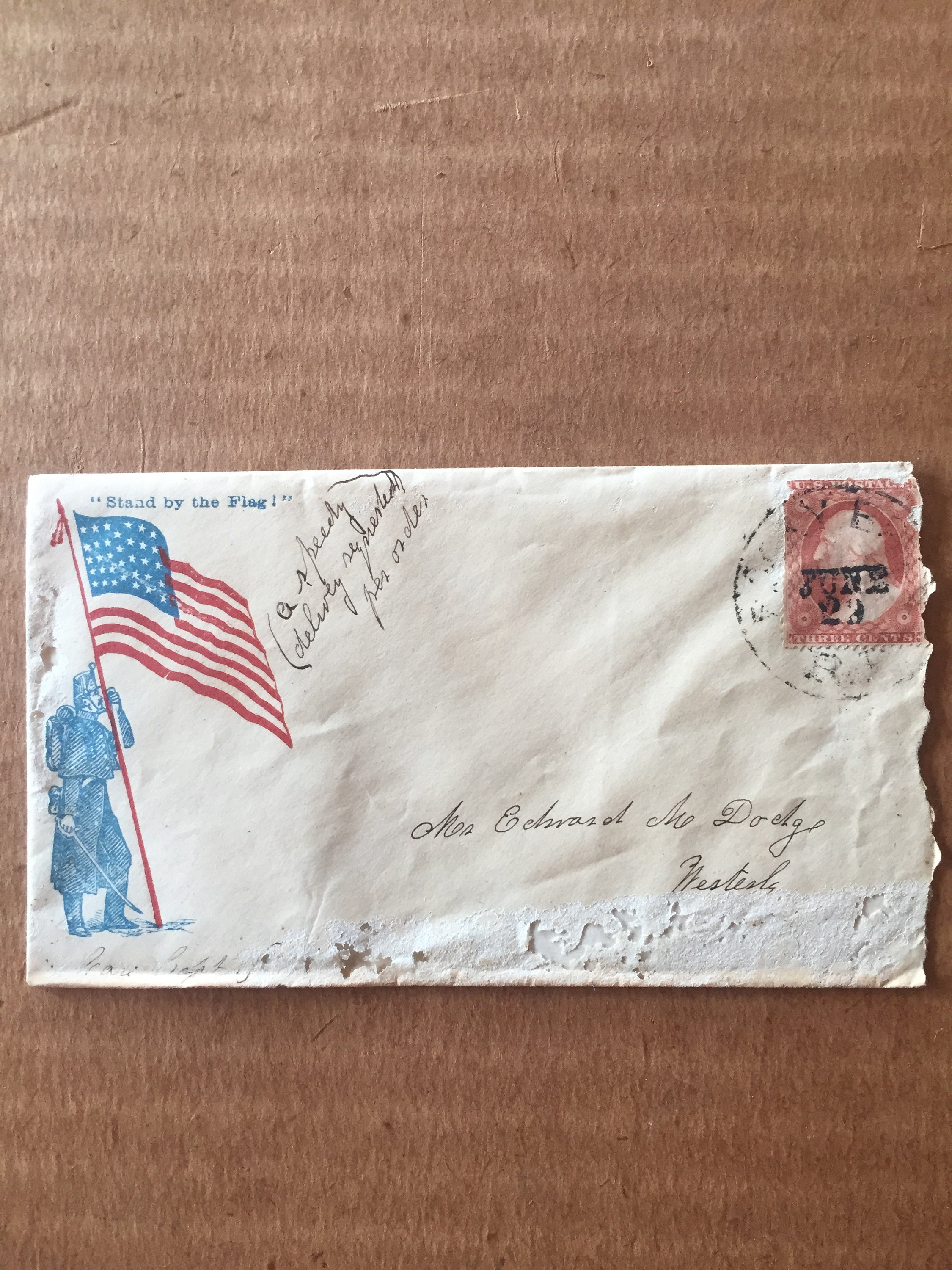 Civil War Envelope for sale | Only 4 left at -65%