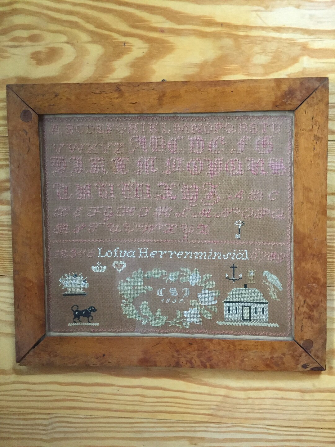 Antique Sampler - Etsy