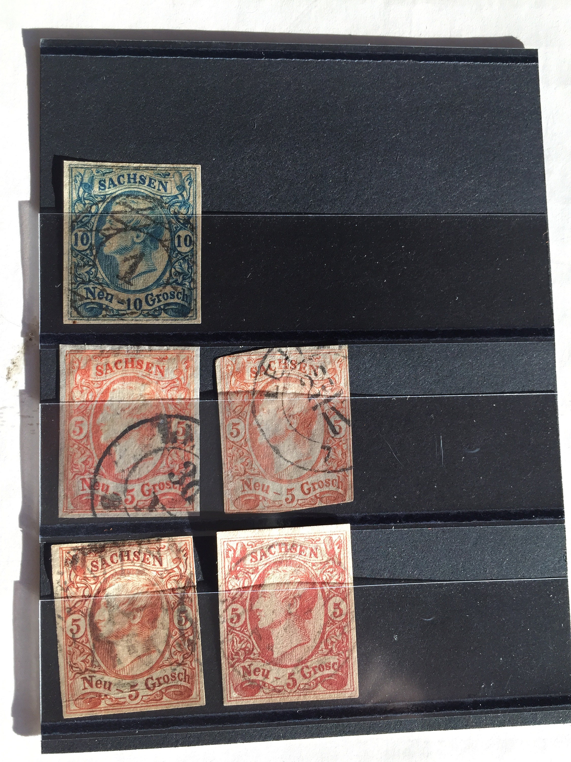 Sachsen Postage Stamps From 1800’s - Etsy UK