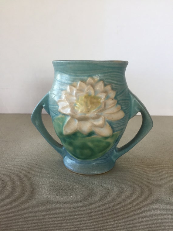 Roseville Water Lily Vase | Etsy