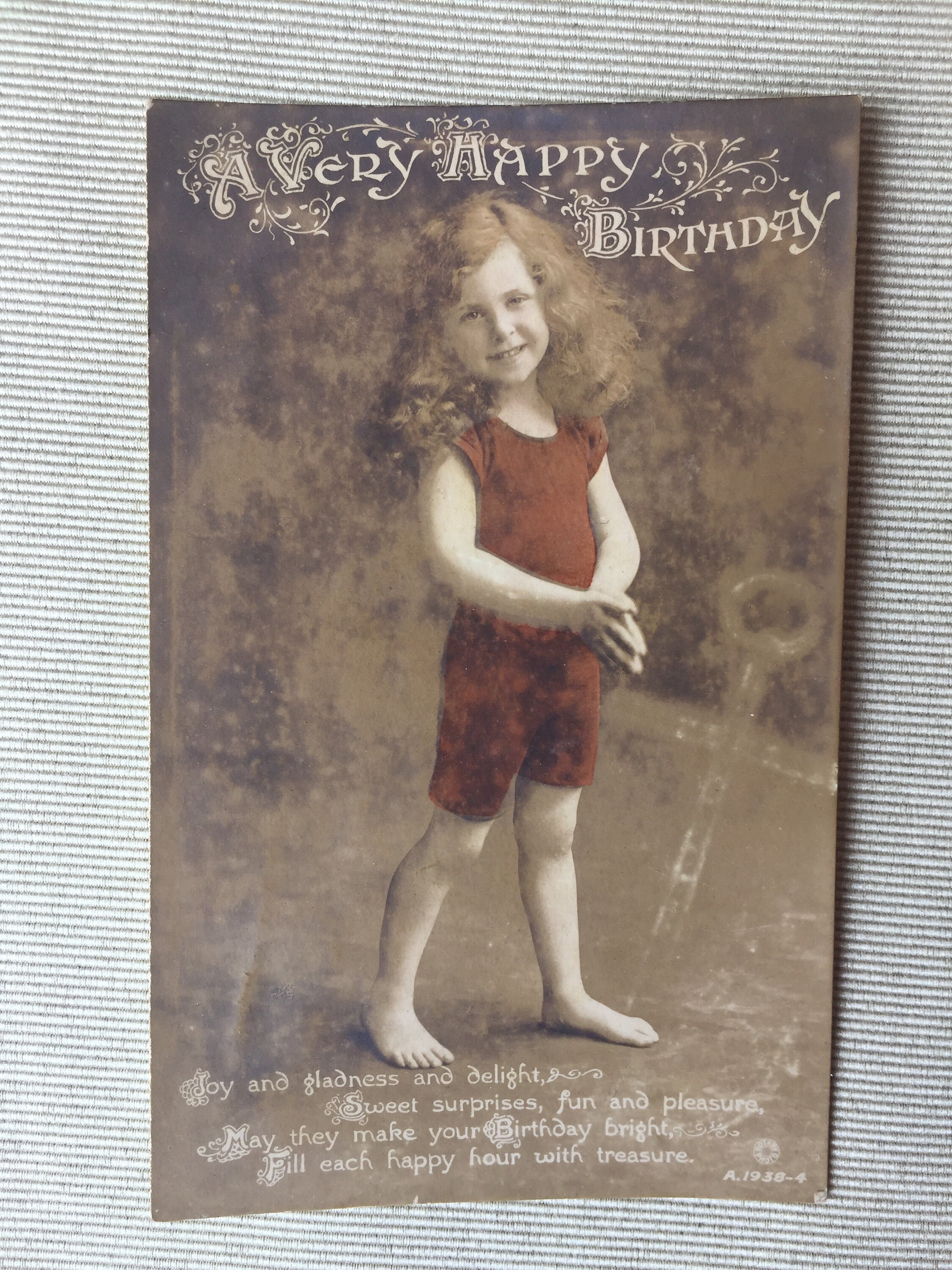 Antique Birthday Card - Etsy