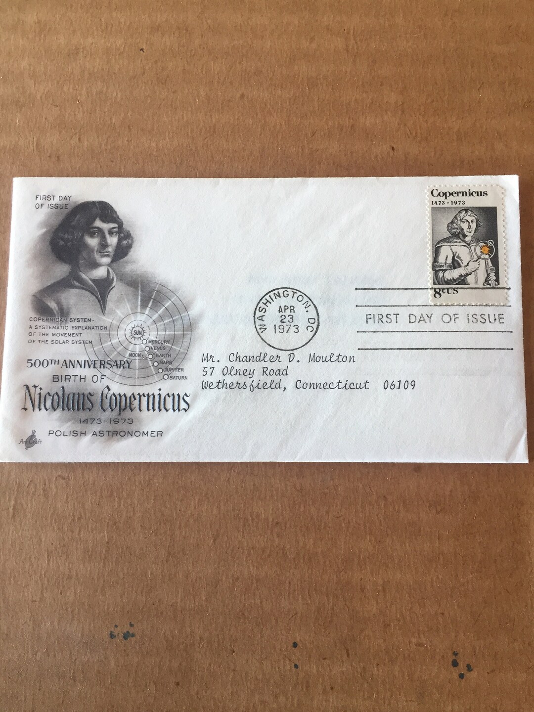 First Day Cover of Copernicus - Etsy