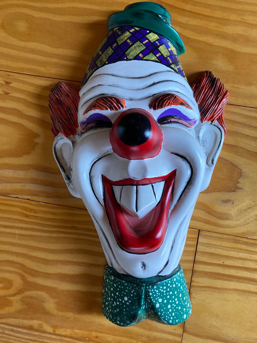 Ceramic Clown Face - Etsy