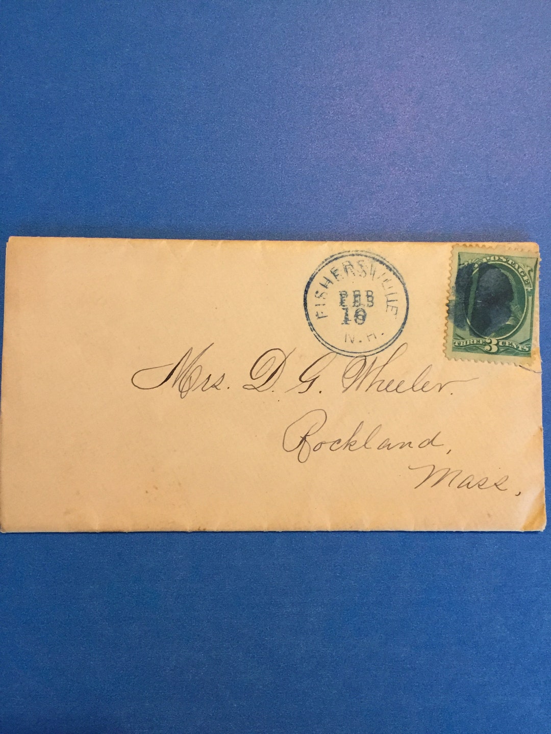 1880 Letter With George Washington 3 Cent Stamp - Etsy