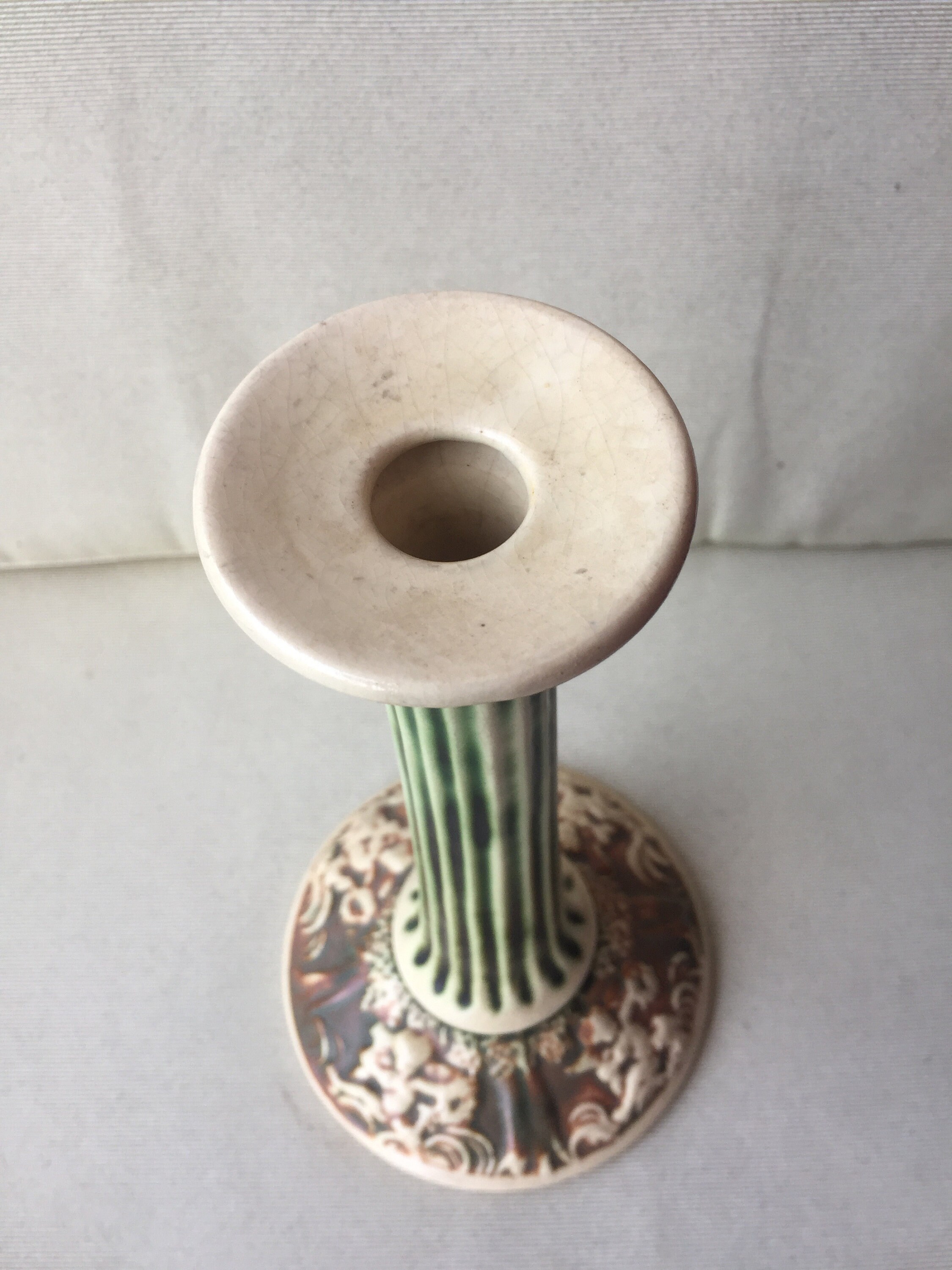 Roseville Donatello Candle Stick - Etsy