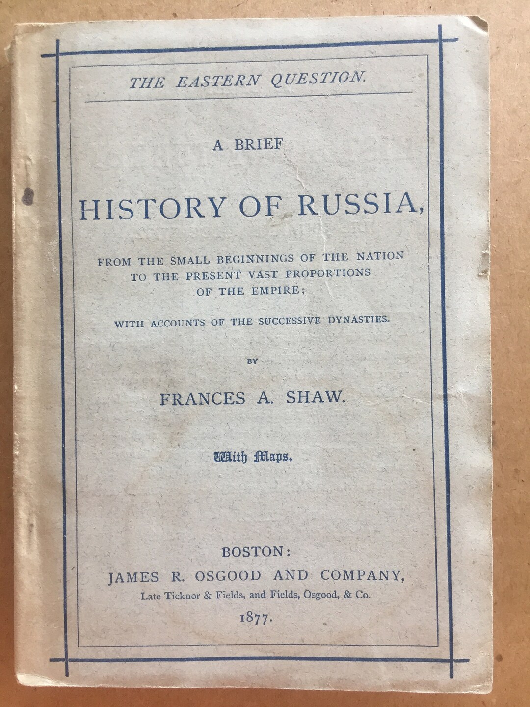 Book of Russian History - Etsy