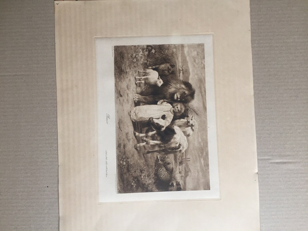 William Strutt Peace Lithograph - Etsy