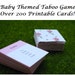 Baby Taboo Game (pink), Printable Baby Shower Game, Digital, Instant ...
