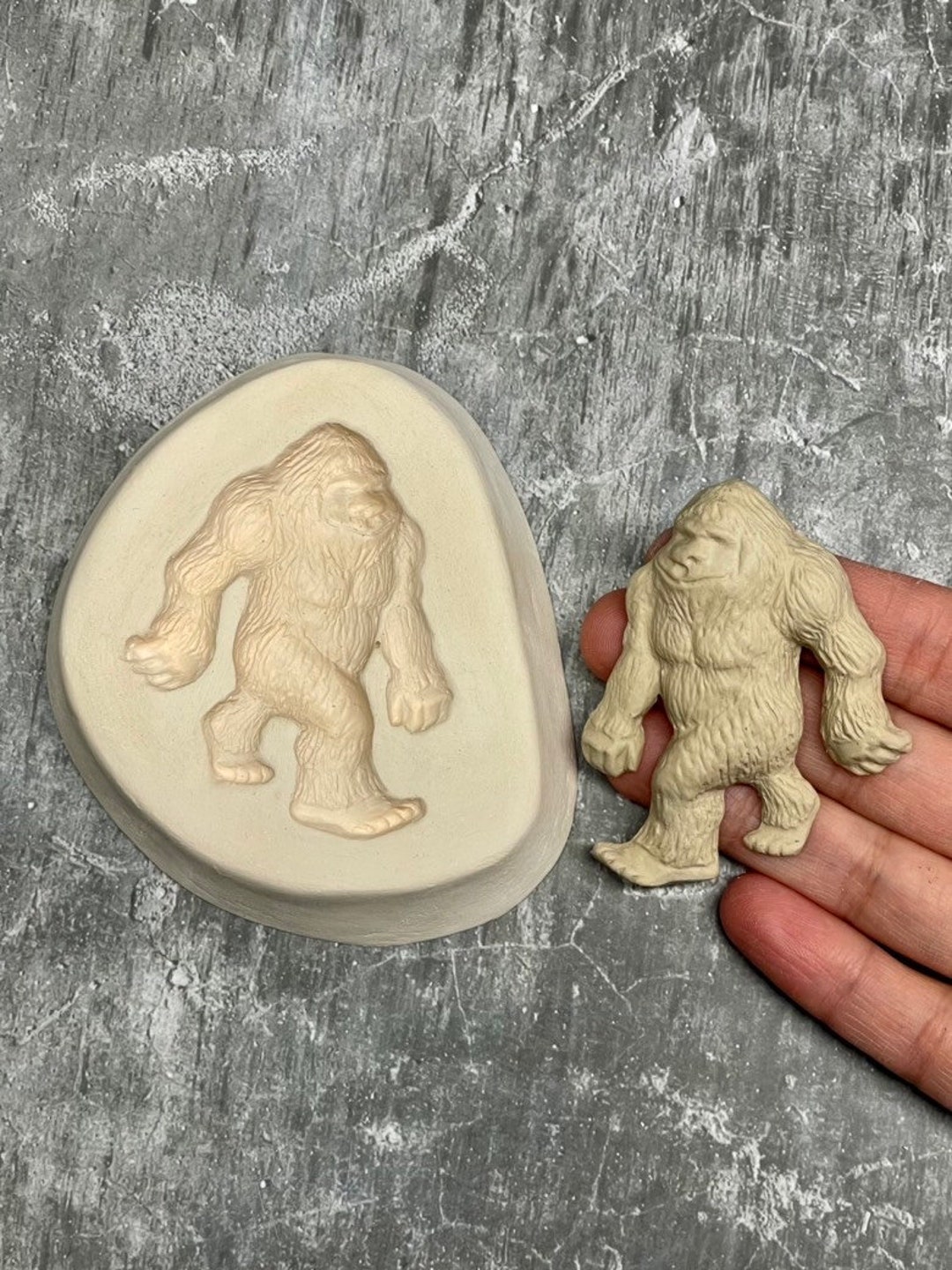 Bigfoot/sasquatch Large Sprig Mold - Etsy