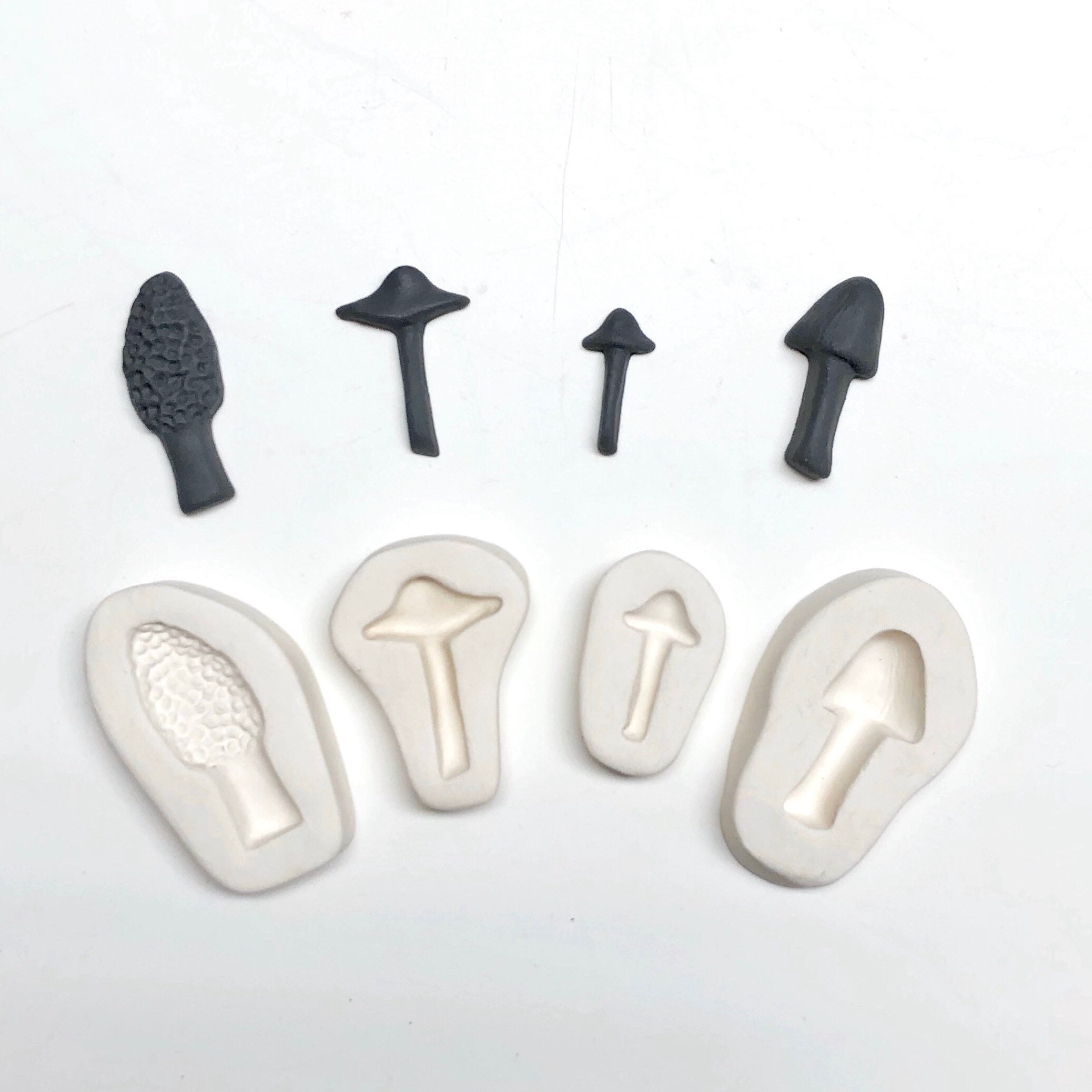 Mushroom Sprig Mold Value Pack 4-piece Set - Etsy