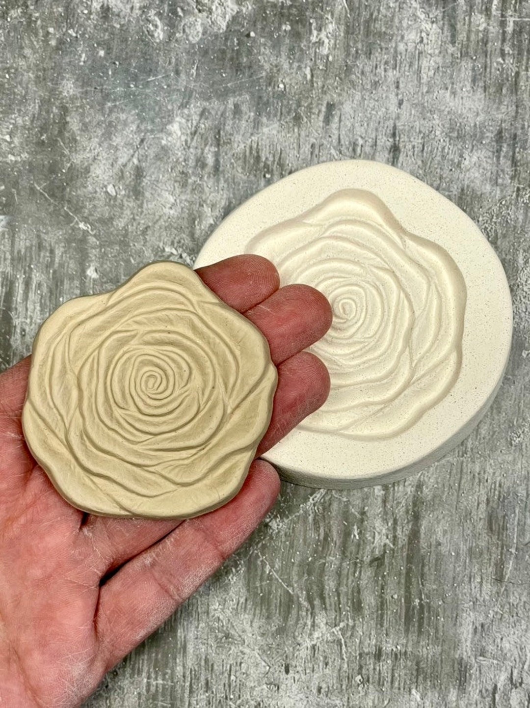 Rose Large Sprig Mold - Etsy