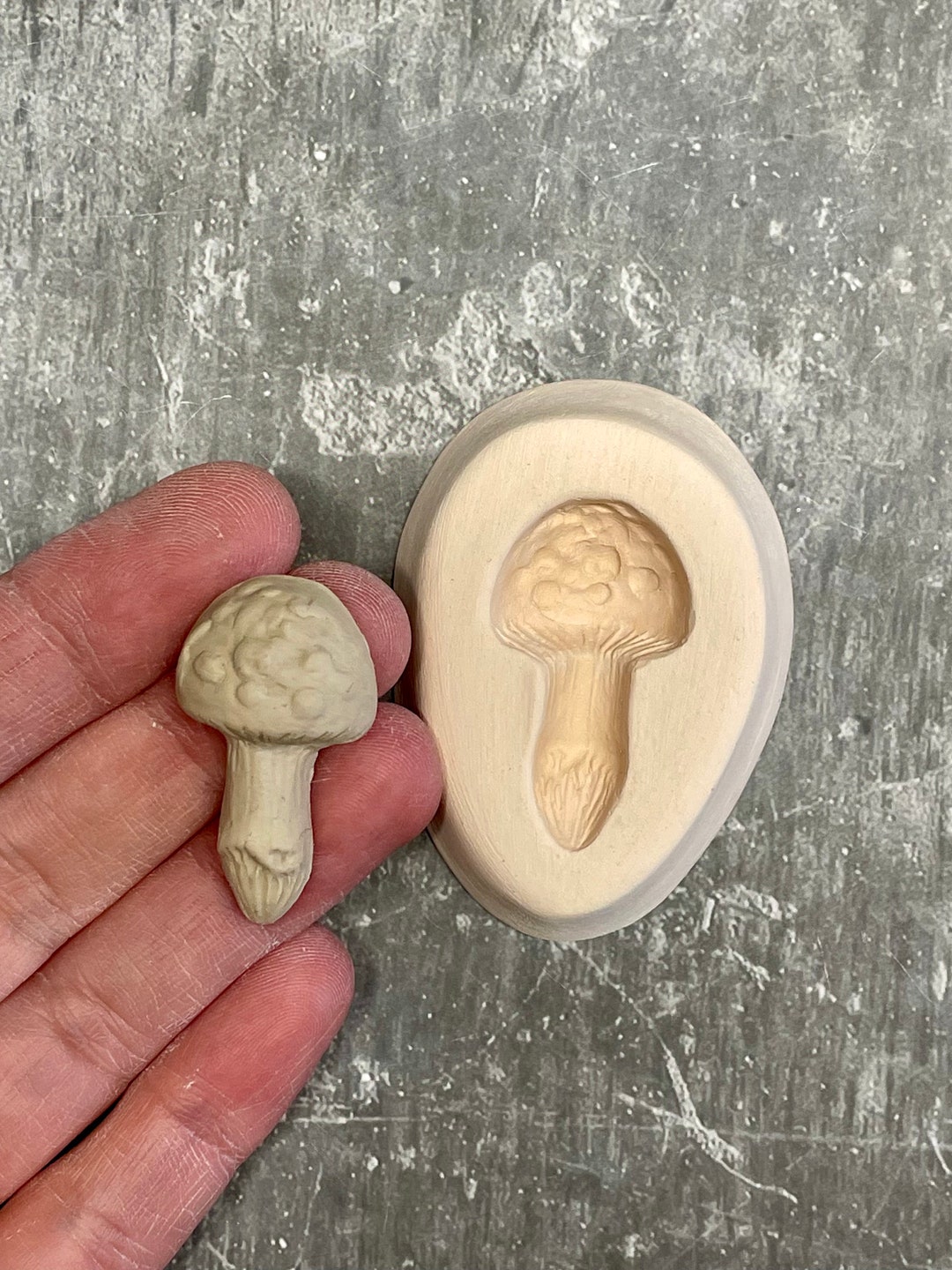 Button Amanita Mushroom - Medium - Sprig Mold - Etsy