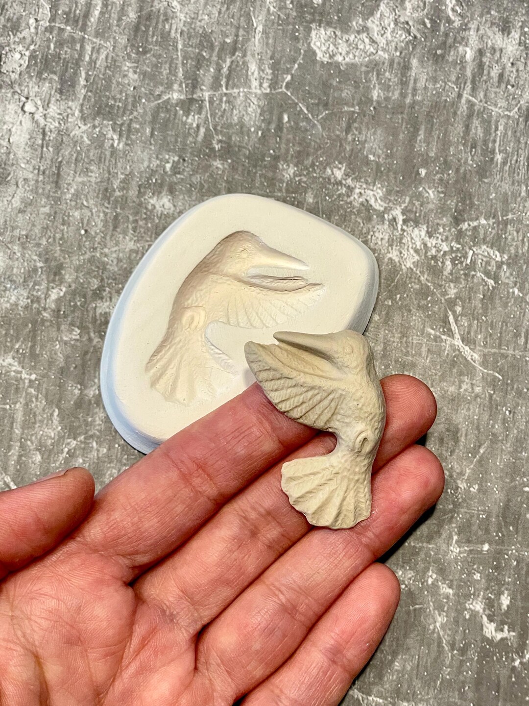 Hummingbird Medium Sprig Mold - Etsy