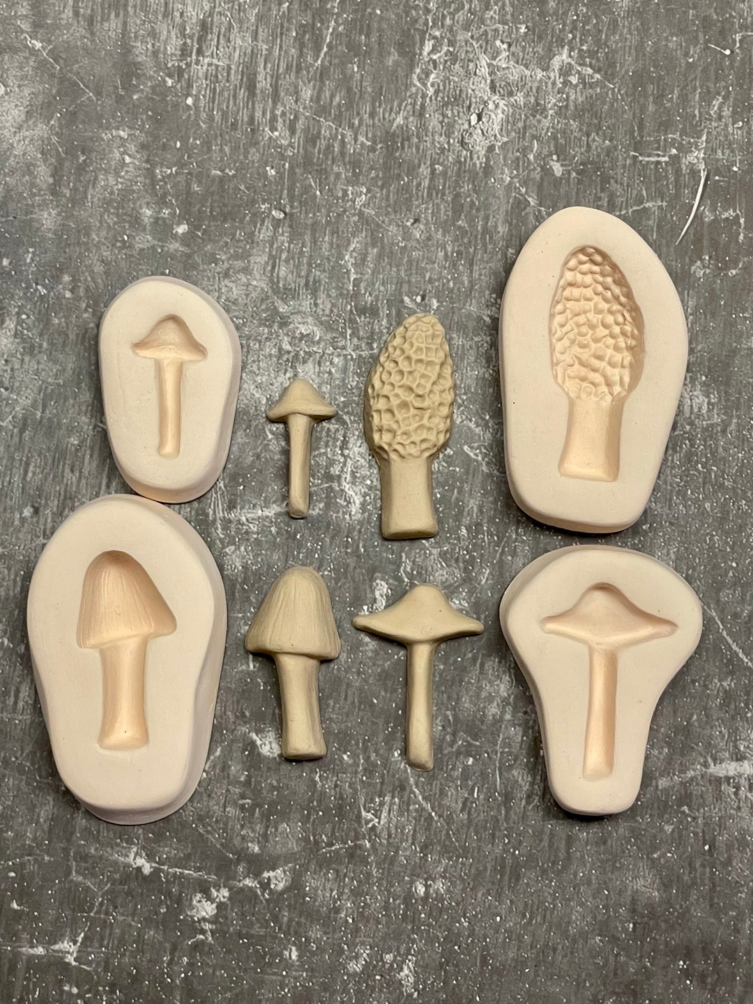 Mushroom Sprig Mold Value Pack (4-piece Set) - Etsy