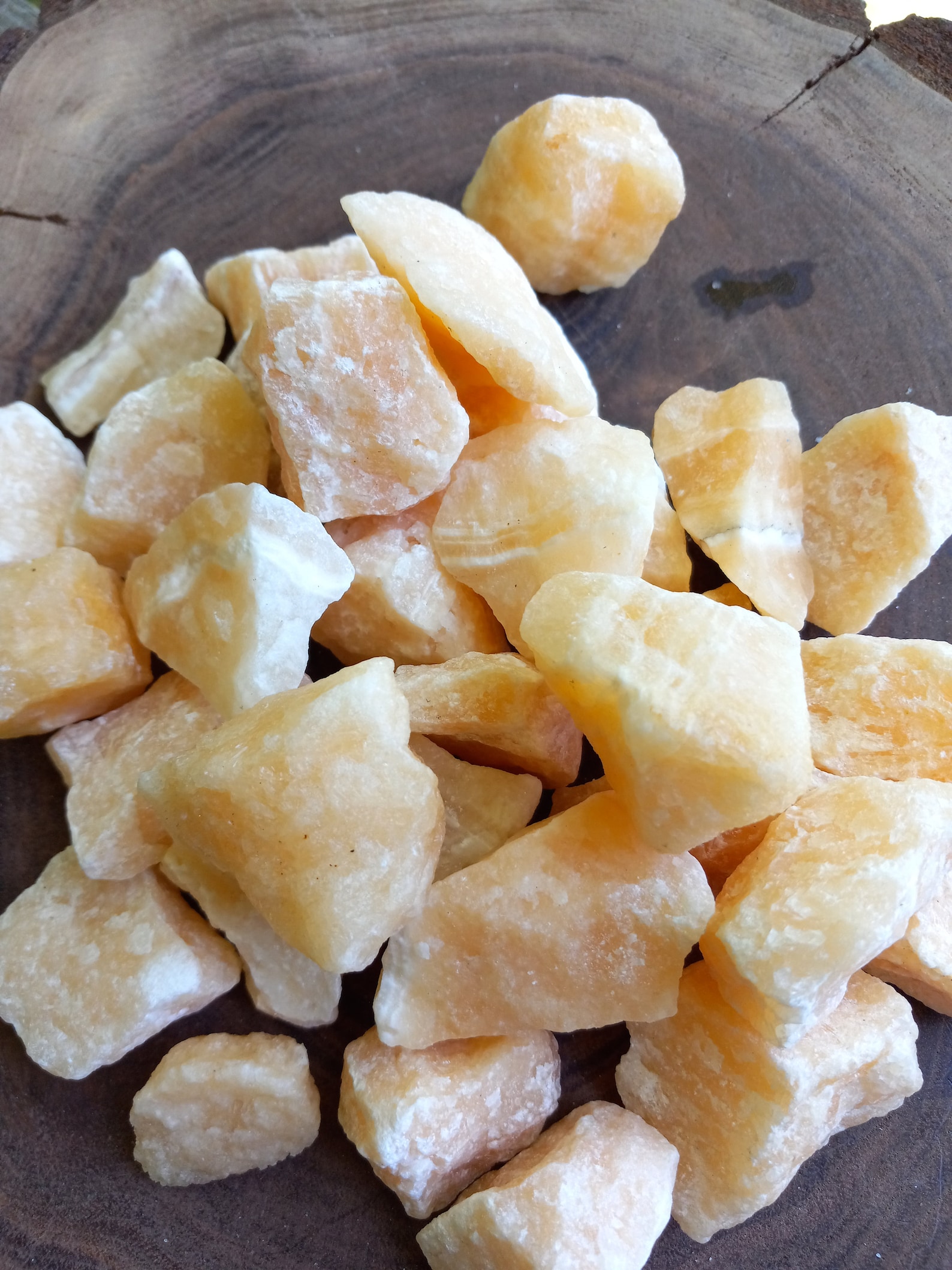 Raw Yellow Calcite Stones Rough Natural Healing Crystals - Etsy