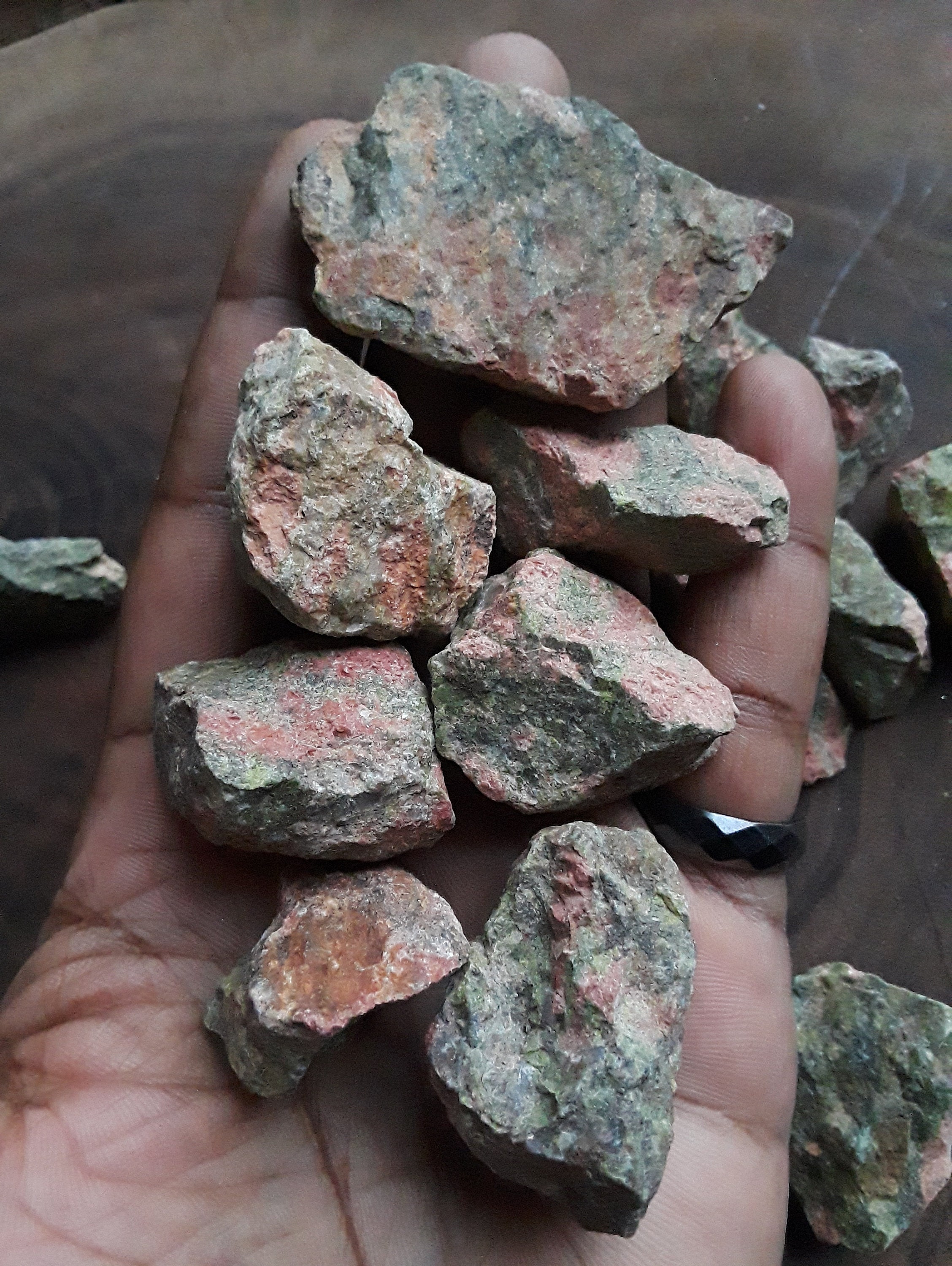 Raw Unakite Stones Natural Rough Healing Crystals - Etsy UK